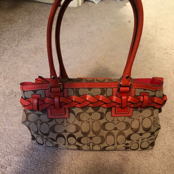Coach | Bags | Coach Hampton Signature Carryall Purse | Poshmark